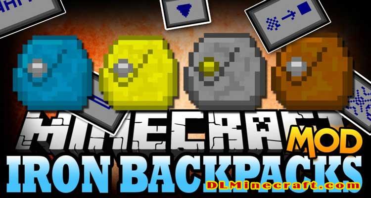 Iron Backpacks Mod 1.12.2/1.11.2 (Crazy Upgrades) | DLMinecraft ...
